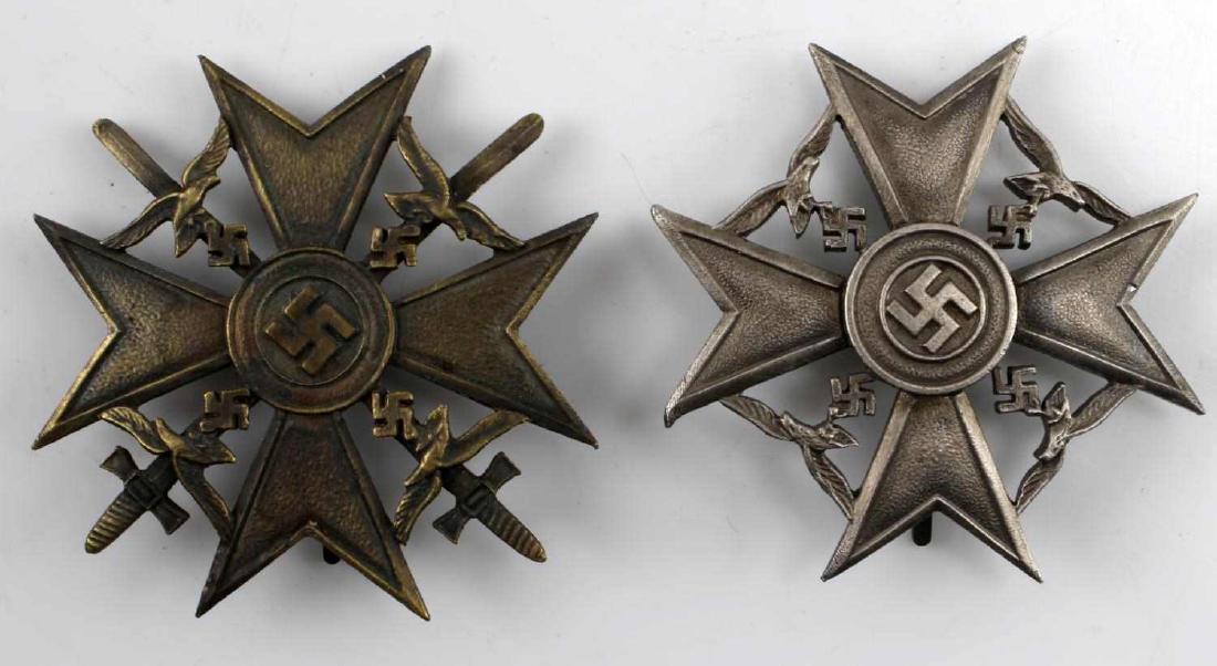 GERMAN WWII THIRD REICH GERMAN SPANISH CROSS SET