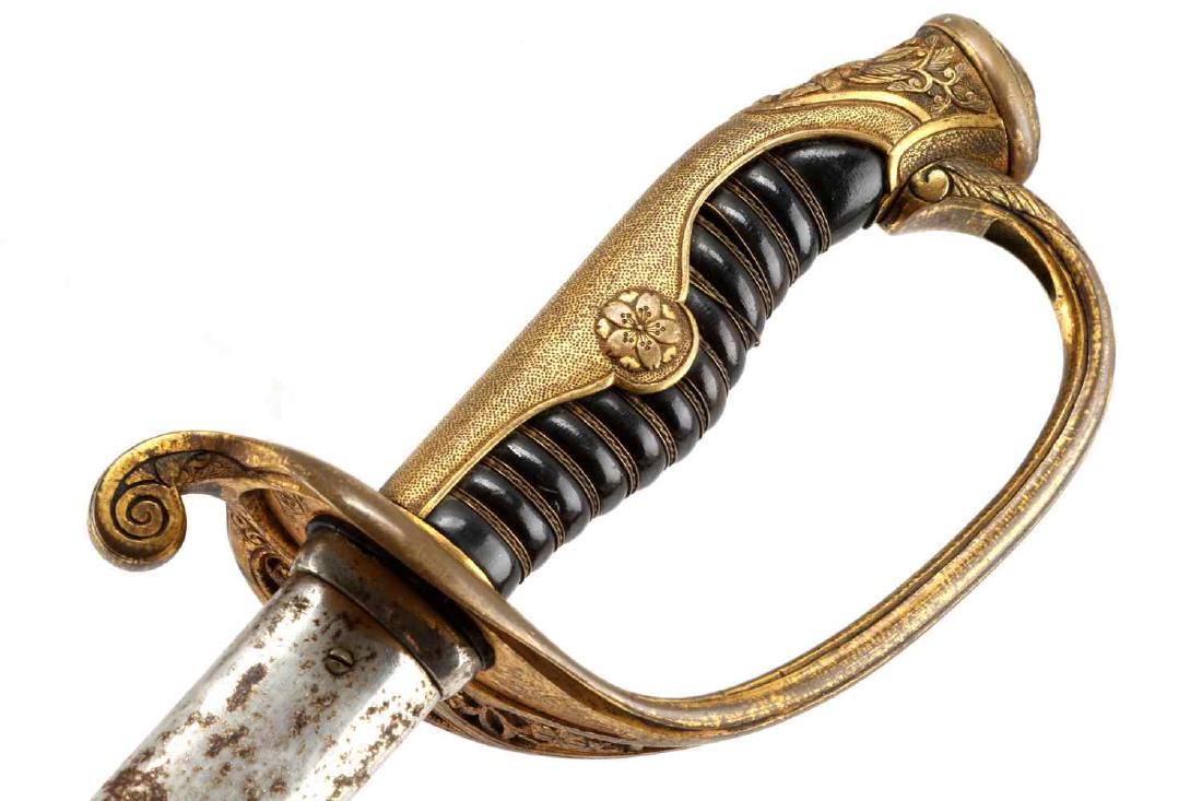 JAPANESE RUSSO ARMY SWORD WITH SCABBARD