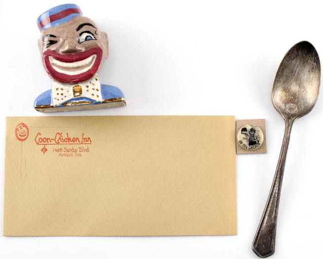 Black Americana Coon Chicken Inn Memorabilia Lot