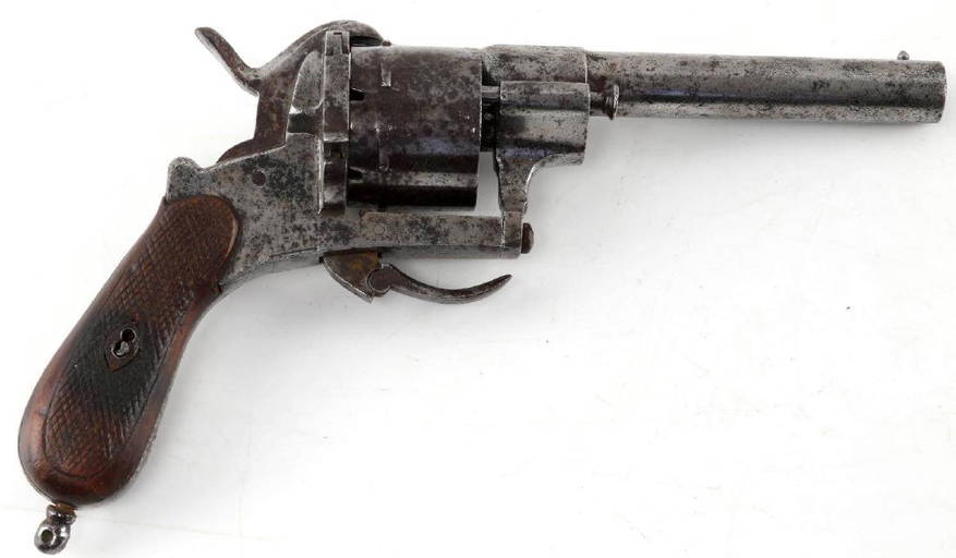 Antique 1860 11mm Pinfire Folding Trigger Revolver