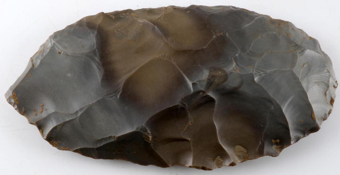 MISSISSIPPIAN LARGE NATIVE AMERICAN SPADE AXE