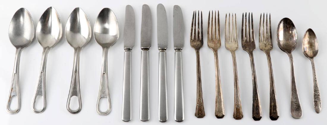 Us Army & Navy Ward Room Officer Silverware Lot