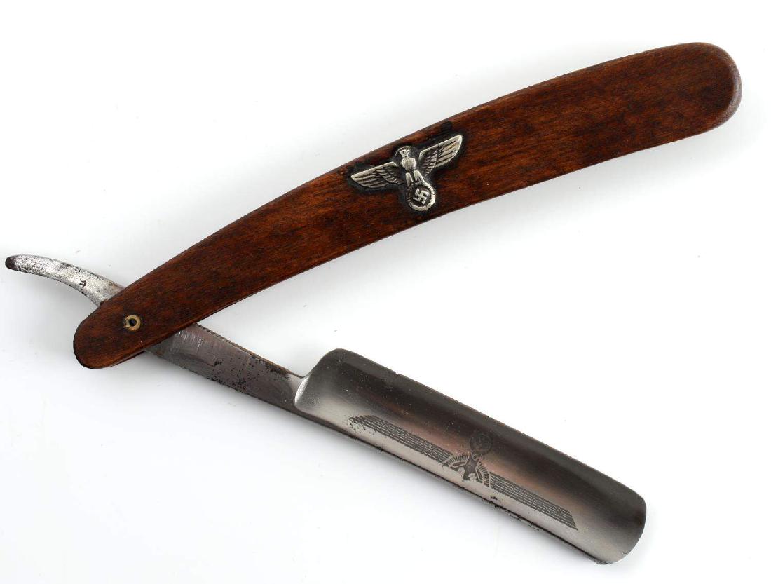 WWII GERMAN NSDAP STRAIGHT SHAVING RAZOR
