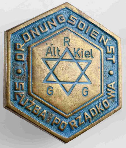 Wwii German Concentraion Camp Jewish Kapo Badge