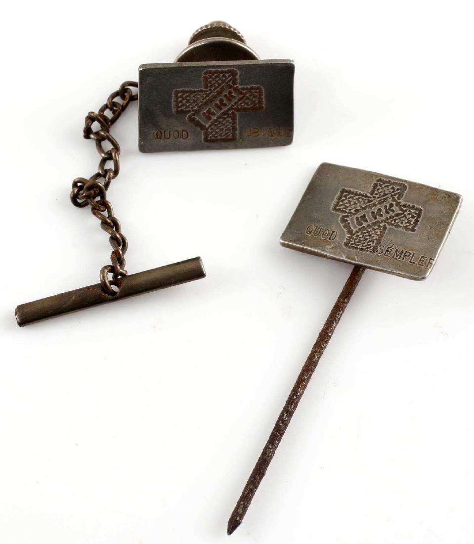 KKK 2ND KU KLUX KLAN SILVER STICK PIN TIE PIN SET - Jun 25, 2019 ...