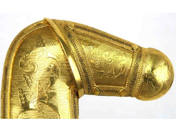 SAUDI ARABIA STERLING ROYAL JAMBIYA DAGGER : Lot 77209