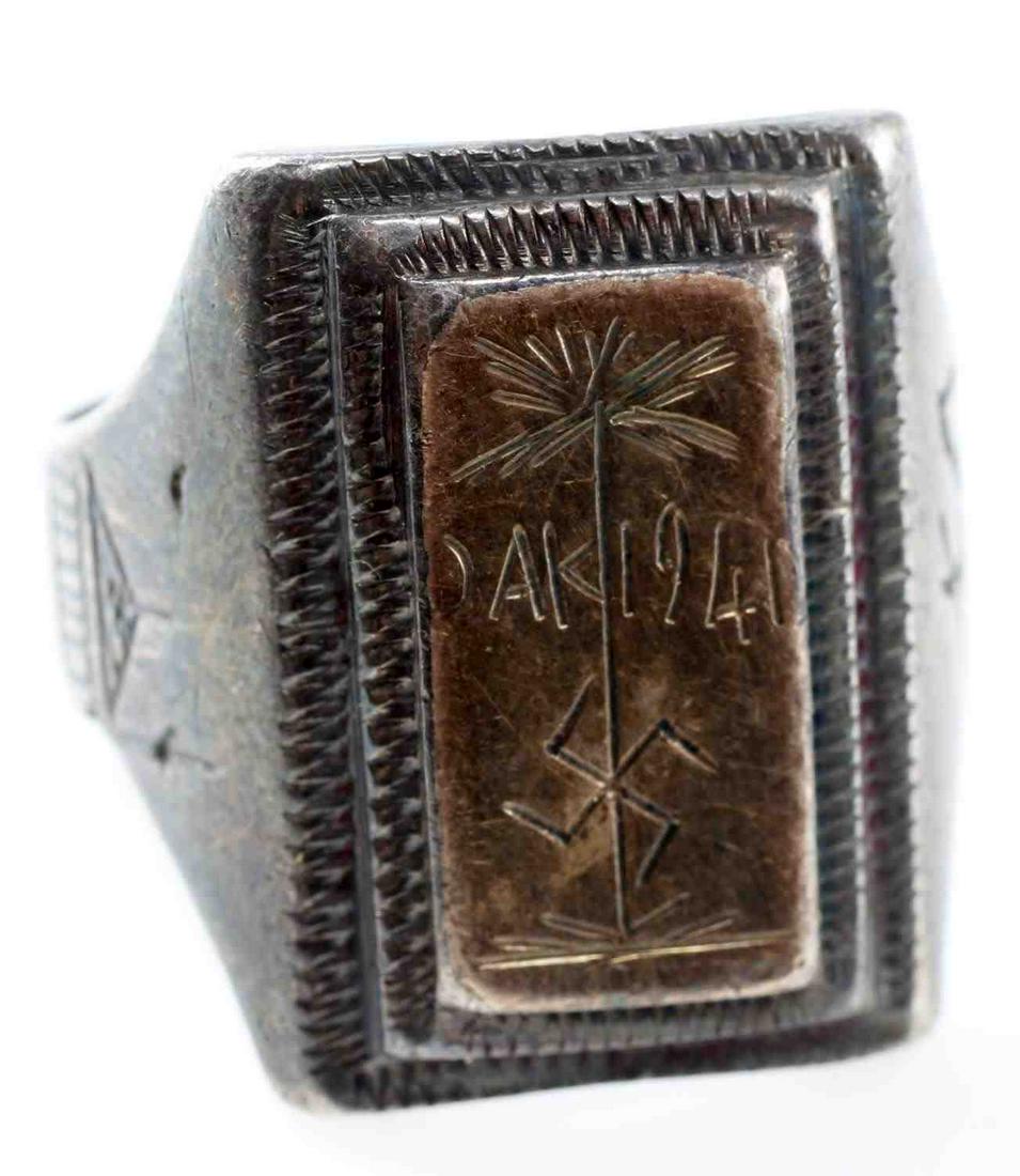WWII GERMAN NORTH AFRIKA DAK 1941 TRENCH ART RING - Oct 24, 2019 ...