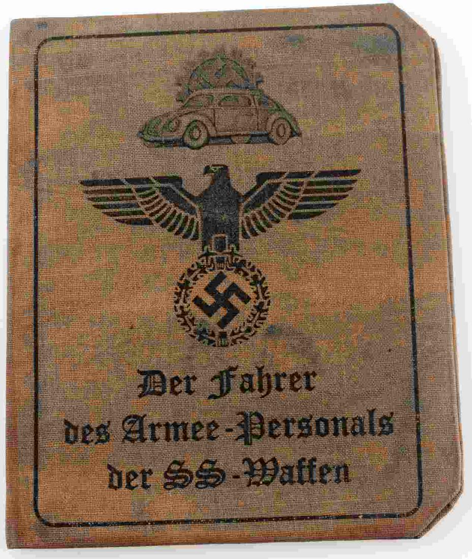 WWII GERMAN THIRD REICH WAFFEN SS AUSWEIS ID CARD - Oct 24, 2019 ...