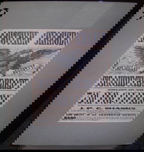 Us Indian Wars Poster 7th Indiana Cav