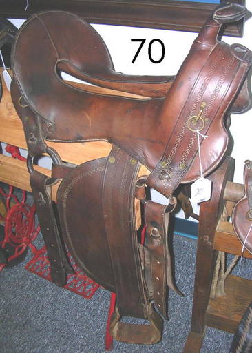 Us 1917 Skeleton Rigged Packer's Saddle Us Army