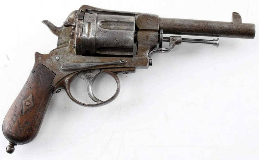 Belgian M1870 Gasser Montenegro .45 Revolver