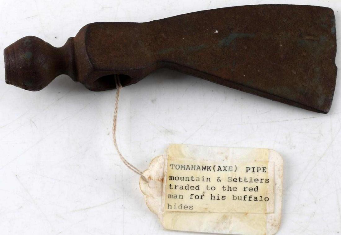 Colonial Fur Trade Axe Pipe Tomahawk Head