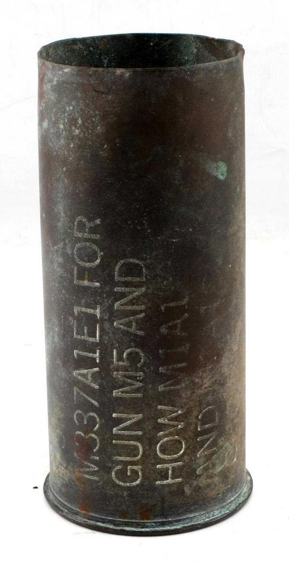 WWII US 75MM BLANK ARTILLERY CANNON SHELL - Jan 02, 2020 | Affiliated ...