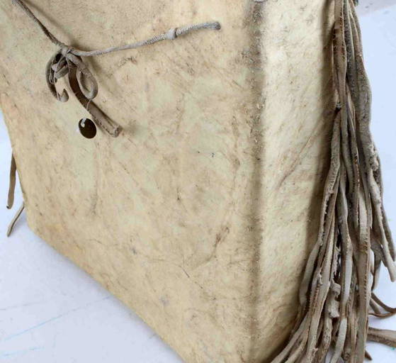 Crow Box Style Painted Parfleche Pouch