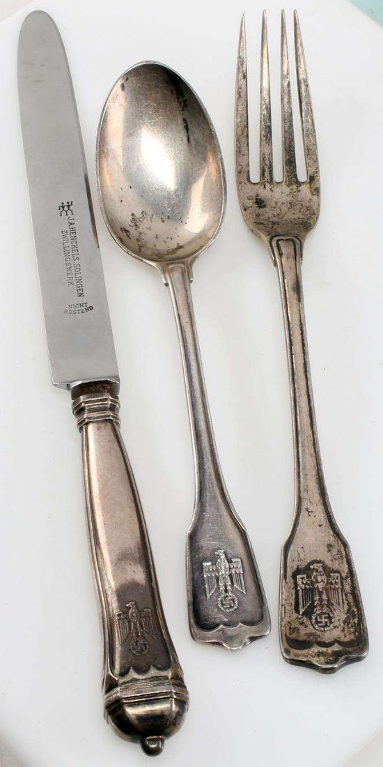 WWII THIRD REICH GERMAN SILVERWARE SET 3 PIECE - Jan 16, 2020 ...