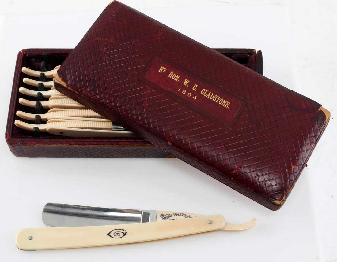 WILLIAM E GLADSTONE IVORY STRAIGHT RAZOR KIT - Feb 12, 2020 ...