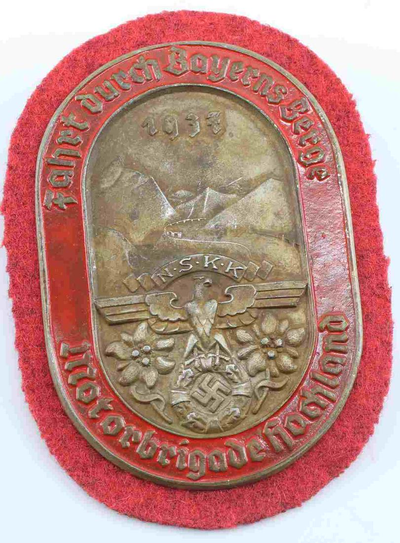 Wwii German Ss 1937 Nskk Motor Korps Badge