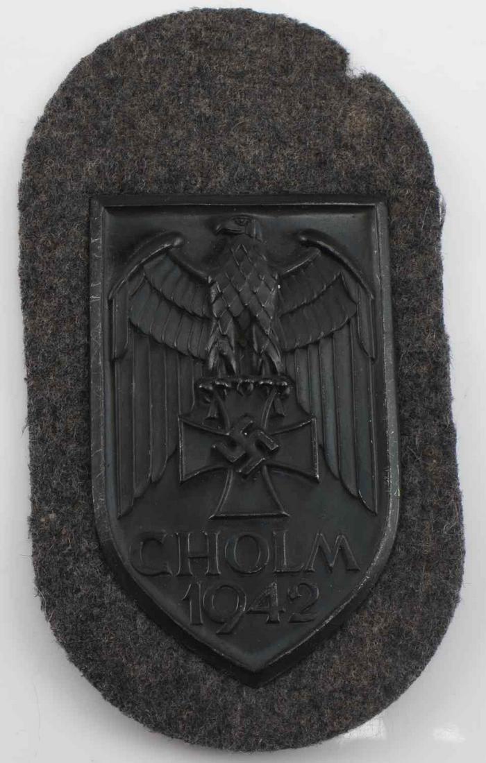 WWII GERMAN SS LUFTWAFFE 1942 CHOLM SLEEVE SHIELD - Mar 04, 2020 ...