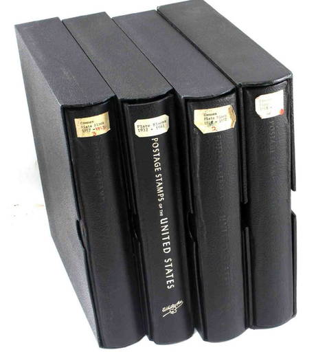 Us Block Plate Postage Stamp Albums 1932 1972