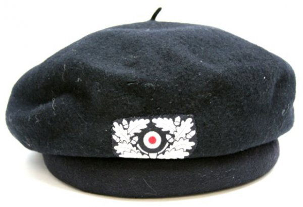 WWII GERMAN 1935 PANZER TROOPERS BLACK BERET