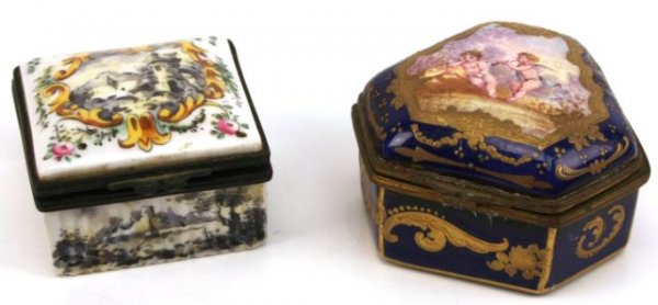 SEVRES SCEAUX PORCELAIN SNUFF BOX LOT OF 2 - Aug 10, 2008 | Affiliated ...