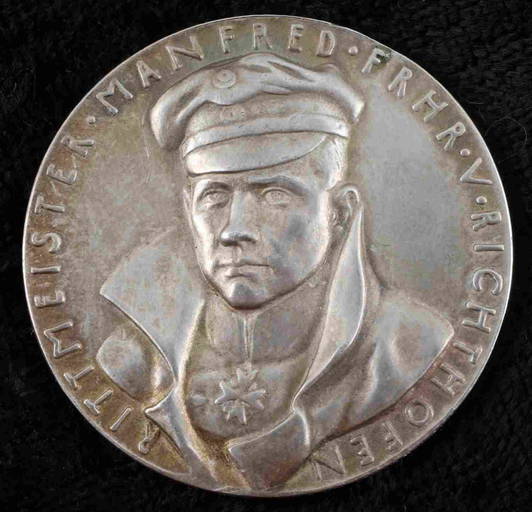 Wwi Imperial German The Red Baron Silver Coin