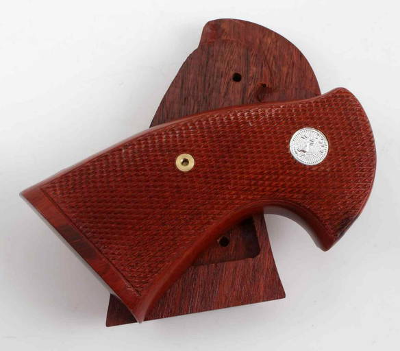 Colt Python Officer Model Wooden Target Grip
