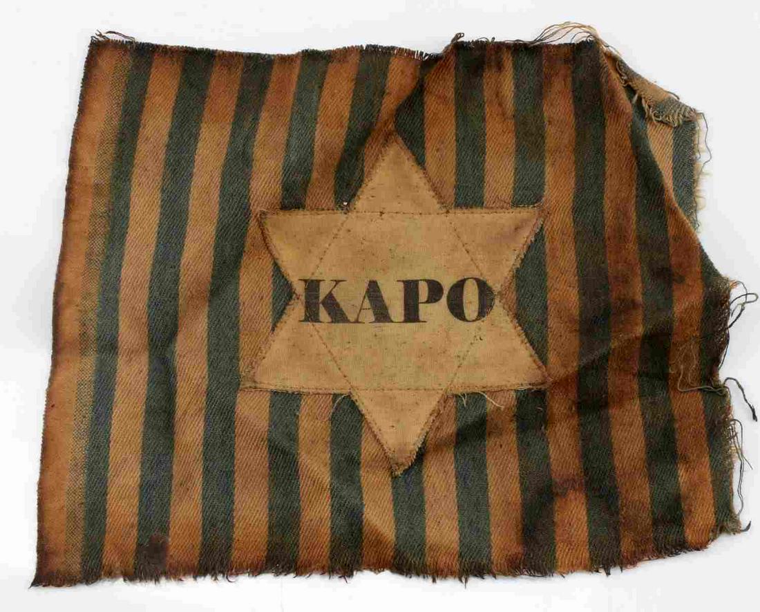 WWII GERMAN THIRD REICH KZ LAGER KAPO UNIFORM STAR - Oct 07, 2020 ...