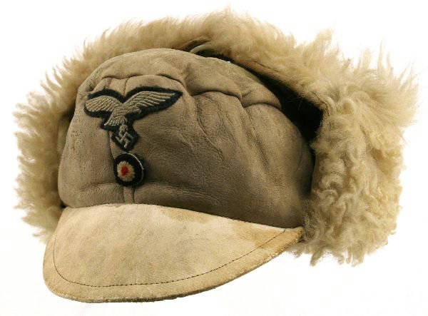 Luftwaffe Fur Lined Winter Field Cap