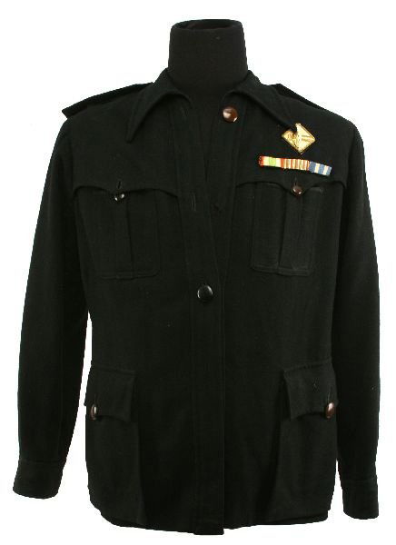 WWII ITALIAN FASCIST MVSN BLACK SHIRT TUNIC