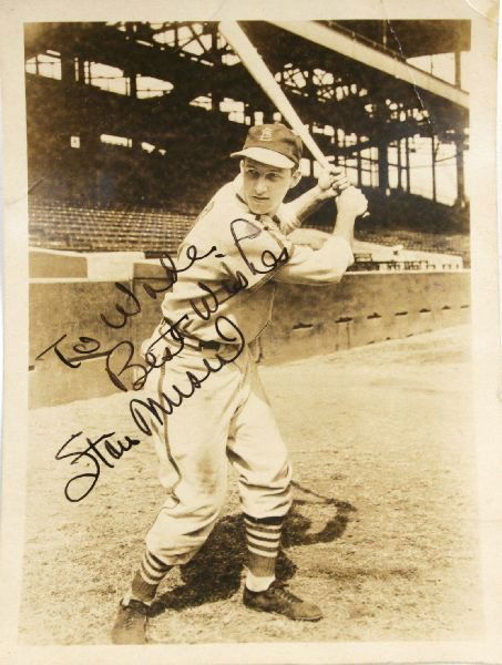 AUTOGRAPHED STAN MUSIL PHOTO
