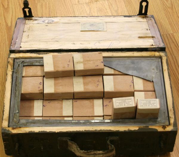 AMMO BOX W/ APPROX. 825 ROUNDS 8MM AMMUNITION