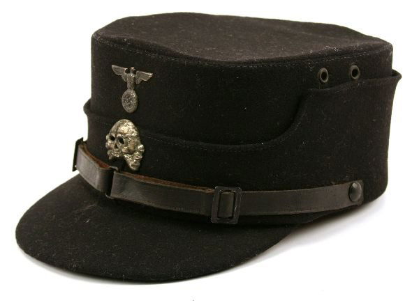 Early Allgemeine Ss "coffee Can" Kepi Hat