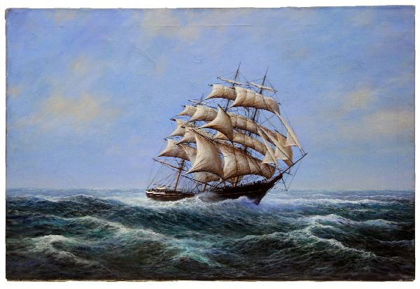 PAINTING - THE SOUTHERN SEAS - GRAHAM HEDGES