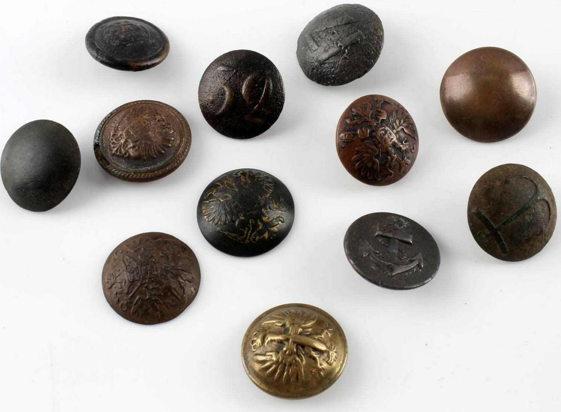 Russian Crimean War Dug Up Army & Naval Buttons