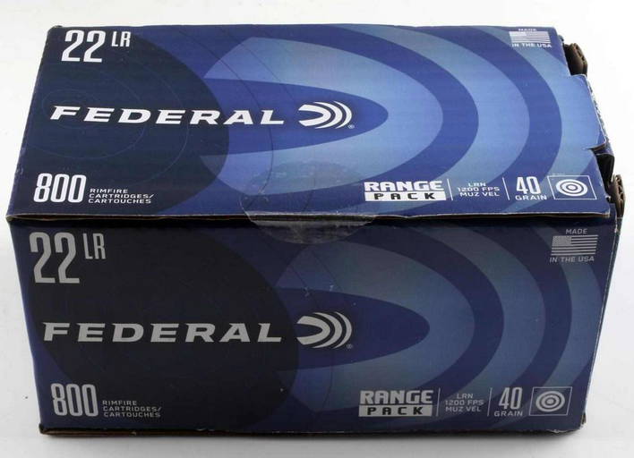 800 Rounds Federal .22 Lr Ammo Ammunition