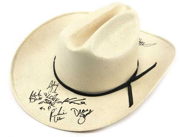 TOBY KEITH & LONE STAR AUTOGRAPHED COWBOY HAT