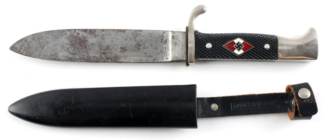 Wwii German Hitler Youth F.a. Bower Made Knife