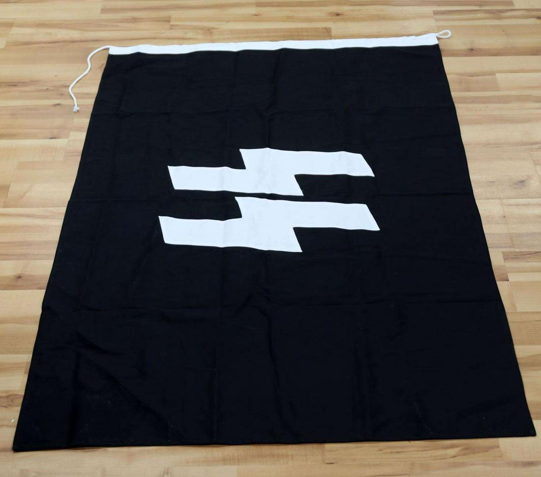 Wwii German Third Reich Waffen Ss Insignia Flag