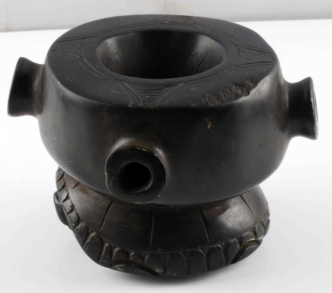 WOODLAND PERIOD TURTLE EFFIGY PLATFORM PIPE - Jun 23, 2021 | Affiliated Auctions in FL