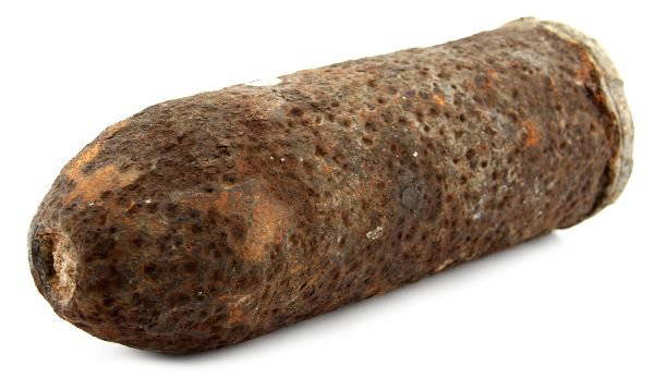 20 Lb. Parrott Civil War Artillery Shell