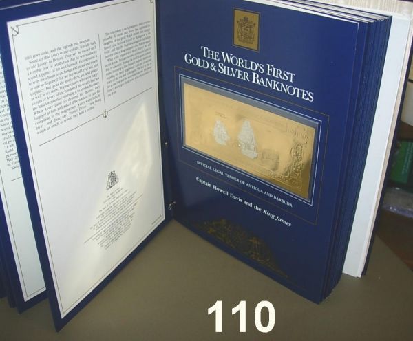 Excelsior Collection 1988 Gold & Silver Banknote