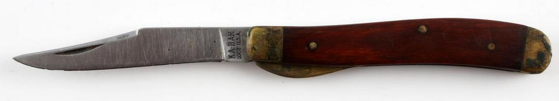 Vintage Ka Bar Model 1002 Folding Pocket Knife
