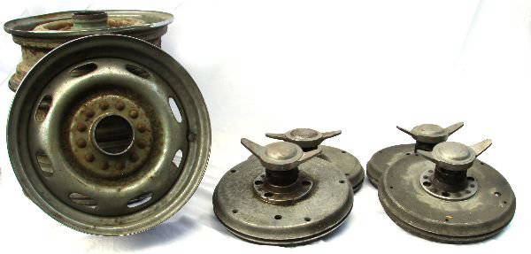 Porsche 356 Rudge Wheels (knock Offs) Set Of 4