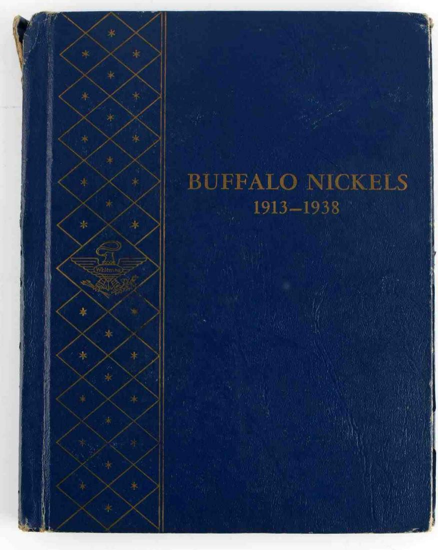 1913 1938 Set Of Buffalo Nickel Collection Book