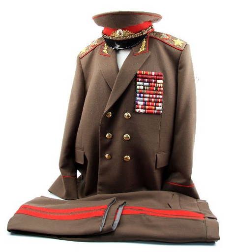 1980s Soviet Service Marshal Military Uniform