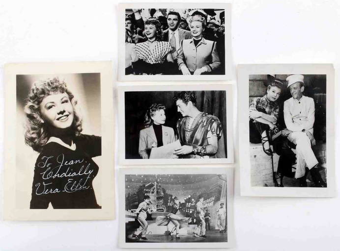 Famous Actress Vera Ellen Signature With Pictures