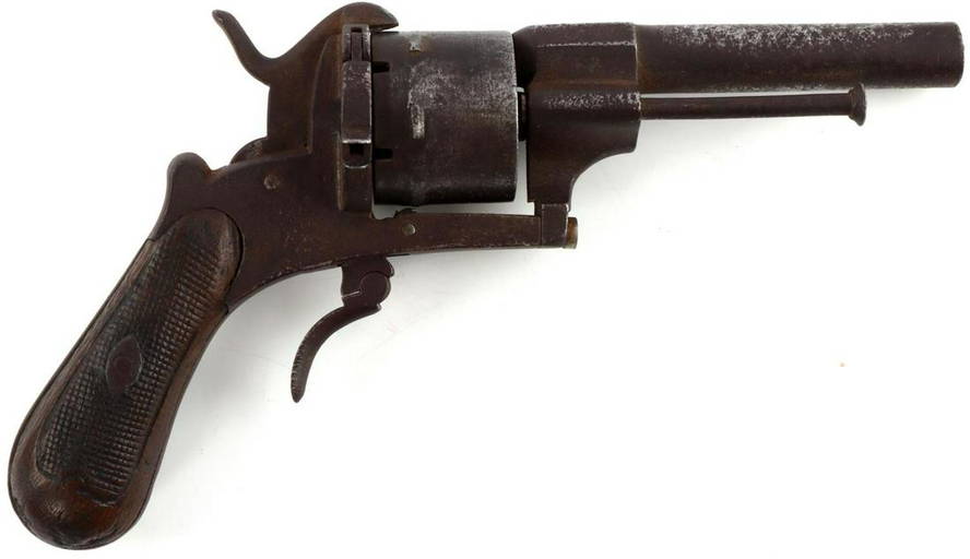 ANTIQUE BELGIAN 9MM PINFIRE REVOLVER FOR PARTS - Mar 09, 2022 ...