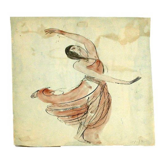 ORIGINAL WATERCOLOR BY AUGUSTE RODIN- DANCER - Mar 06, 2011 ...