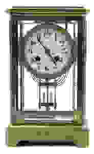 Antique French Medaille D'argent 1889 Mantle Clock